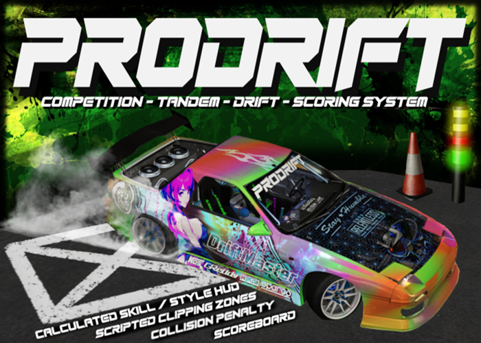Second Life Marketplace - ProDrift Drift Scoring System + Track